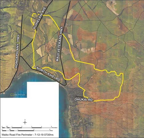 Gaining ground over blazes: Residents return to N. Kihei; end of fire ...